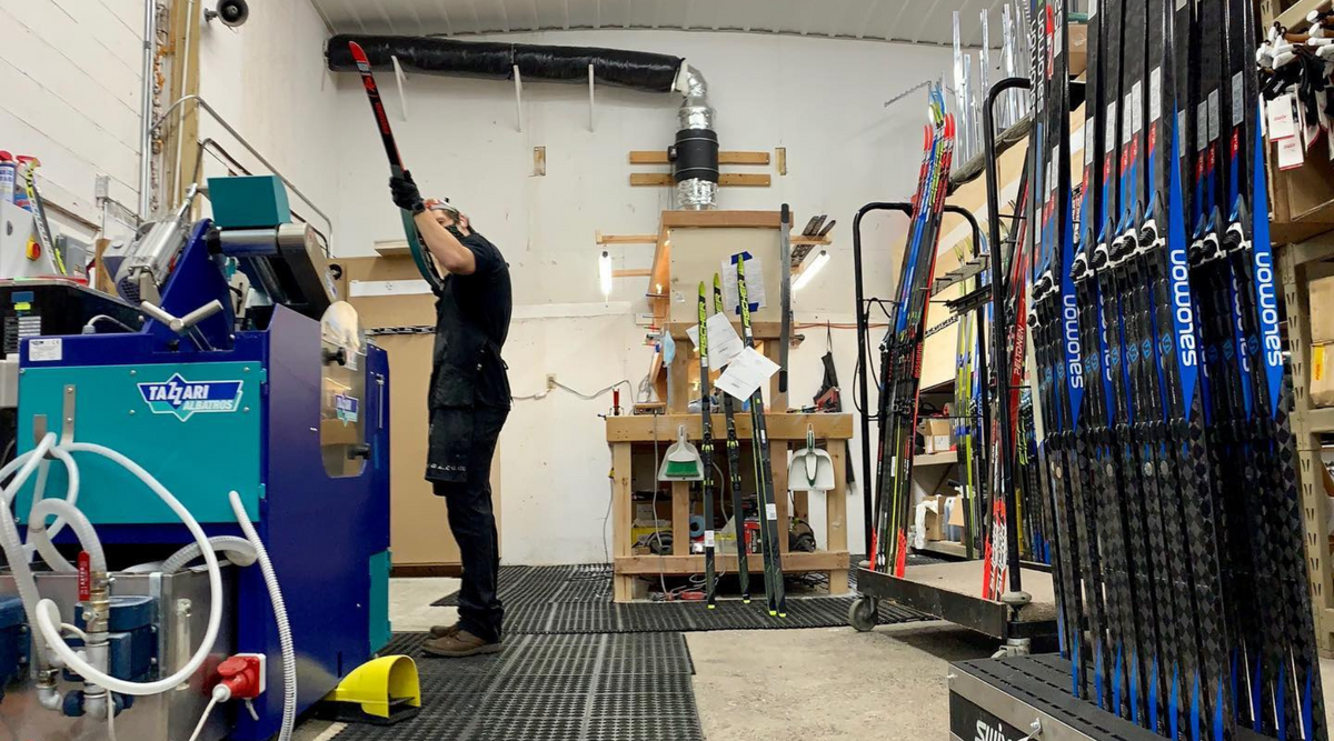 Pioneer Midwest Post Grind Ski Process